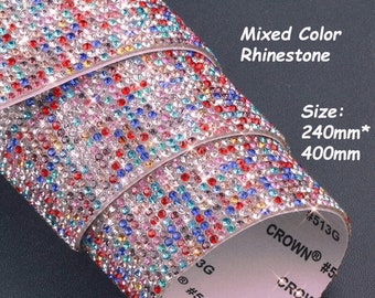 Rhinestone Sheet W Adhesive Backedlake Blue | Etsy