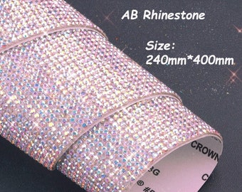 Rhinestone Sheet W Adhesive Backedwhite Rhinestonerhinestone Stickers ...