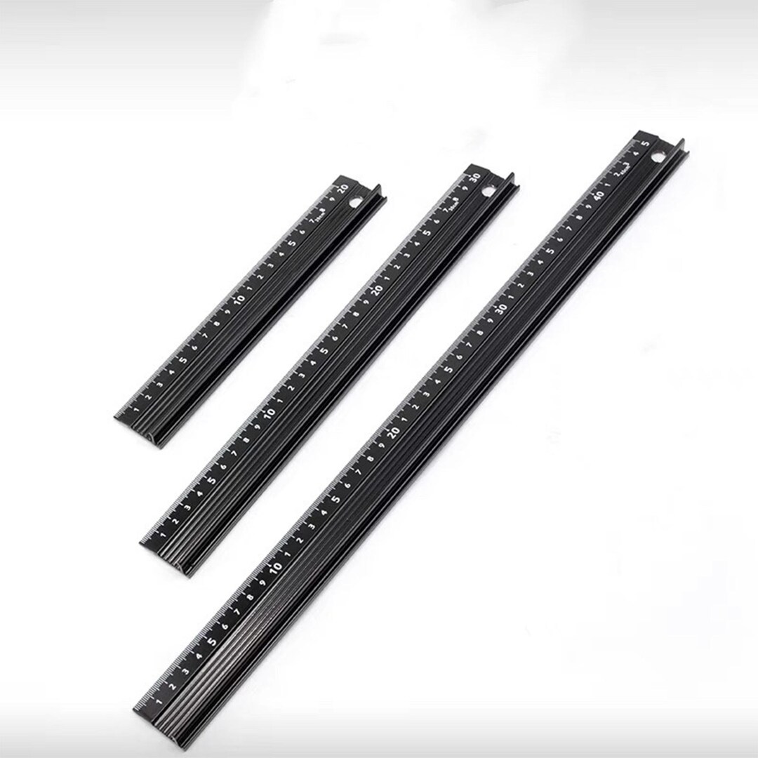 Protective Ruler-protective Non-slip Ruler Office Measurement Drawing ...