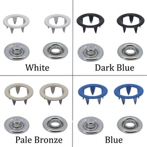 50 Sets Brass Material Open Ring Metal Snaps-eco-friendly Brass Press ...