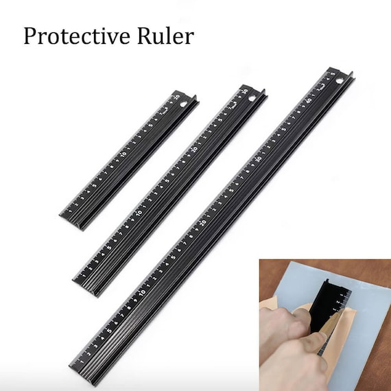 Protective Ruler-protective Non-slip Ruler Office Measurement | Etsy