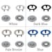 Open Ring Metal Snaps Dies 3 Sizes Availableprong Ring Snap Fasteners ...