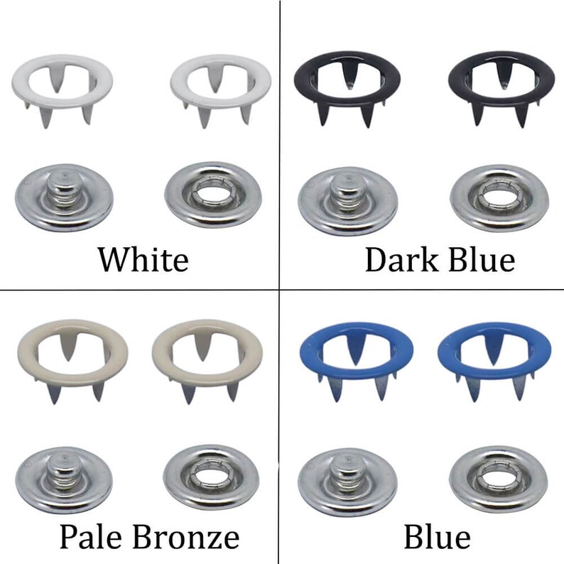 Open Ring Metal Snaps Dies 3 Sizes Availableprong Ring - Etsy