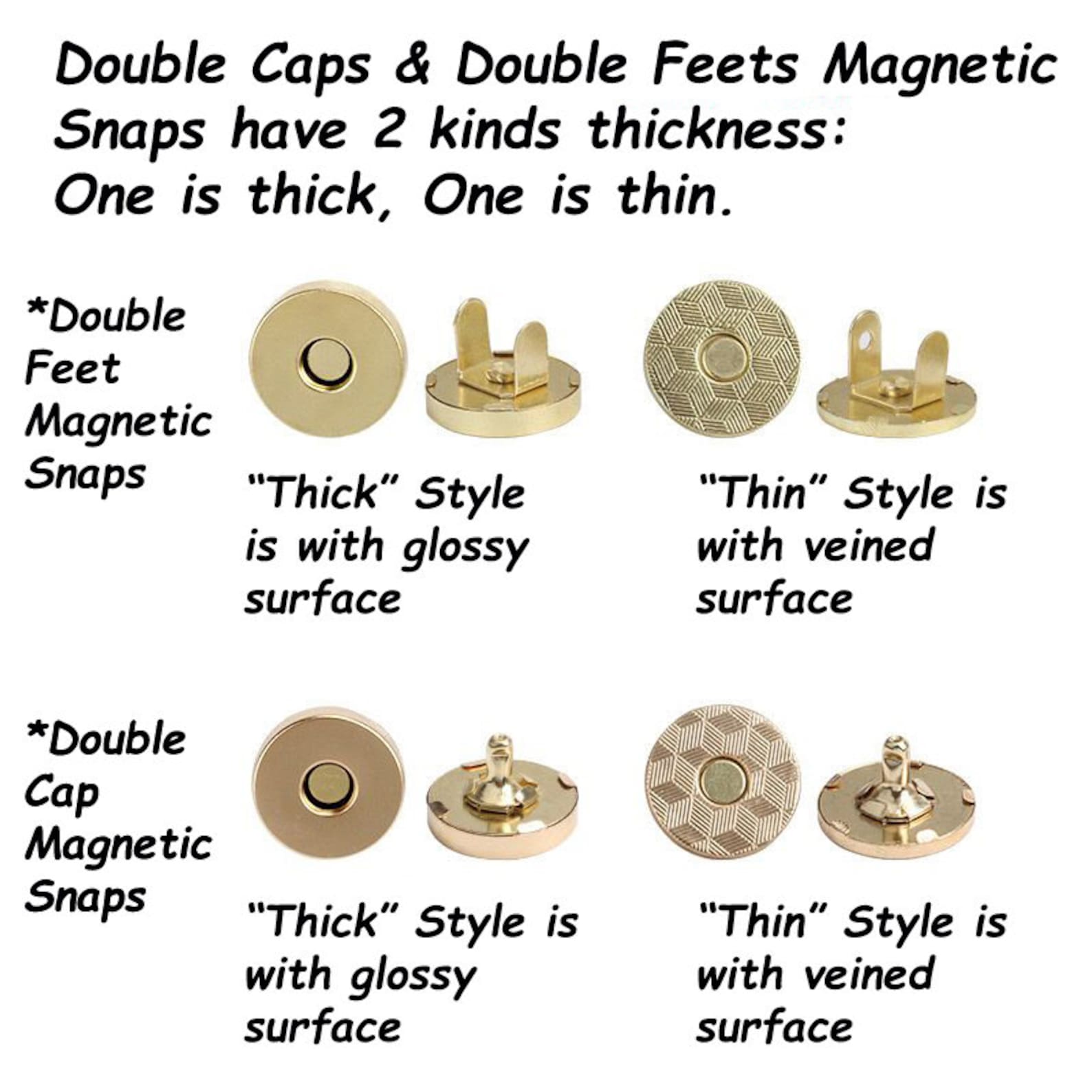 50 Sets Magnetic Snapsmagnetic Snap Closures Magnetic - Etsy