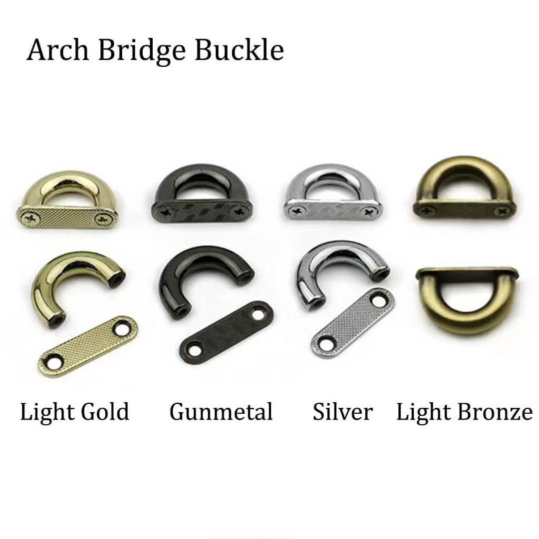 10 Sets Arch Bridge Buckle--inner U Shape Arch Bridge Buckle,metal Belt ...