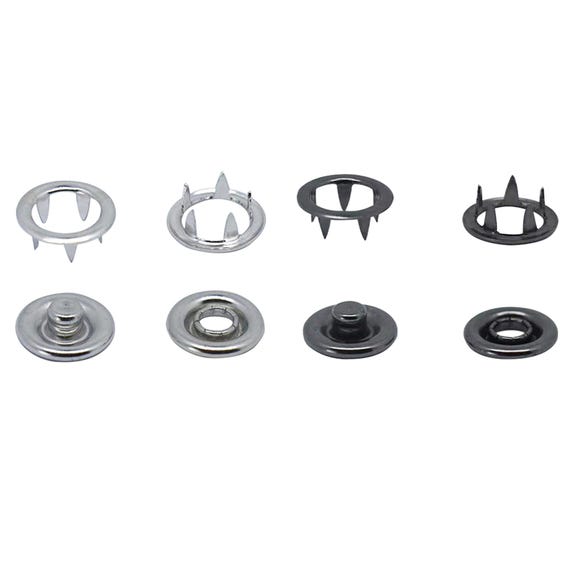 Open ring metal snaps store