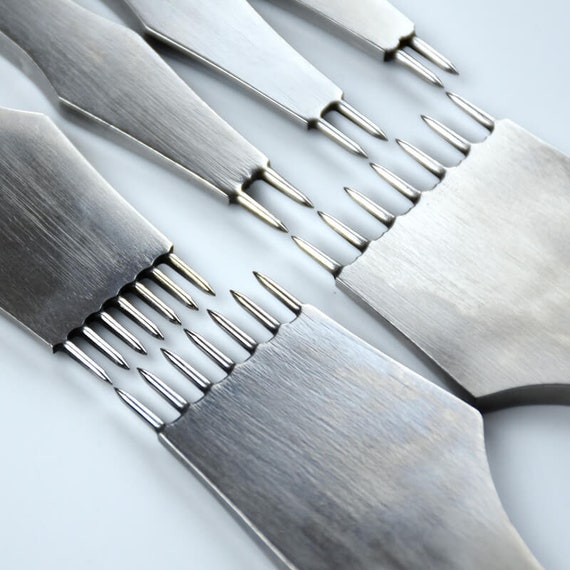 2 PCS High Quality Round Pricking Iron 3mm 4mm 5mmProng | Etsy