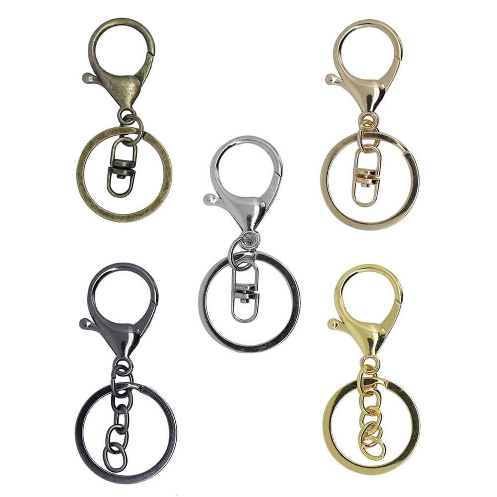 10PCS Keychain With Lobster Hookkey Ring Loop Key Holders - Etsy