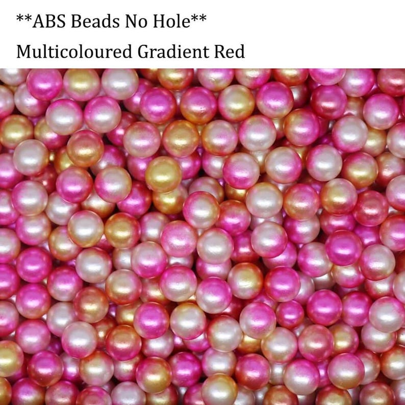 No Hole ABS Pearl Beads, Multi Color, Vase Filler, Table Scatter, DIY ...