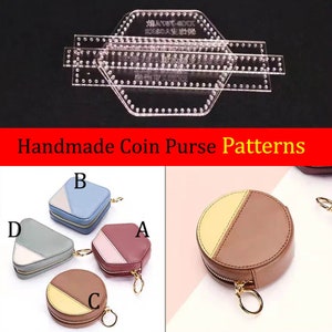 Handmade Coin Purse Patterns (pattern #: Xkb-787)--acrylic Template ...