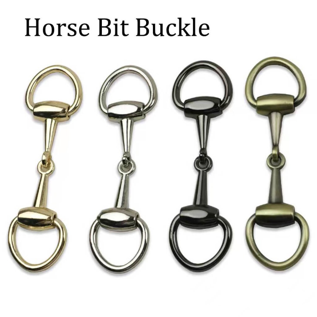 5 PCS Horse Bit Buckle Shoe Buckles Equestrian Buckle Bridle Bit Buckle ...