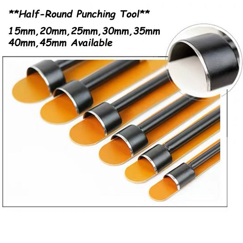 Half-round Leather Punch Tool: HSS Arc Cutter - Etsy