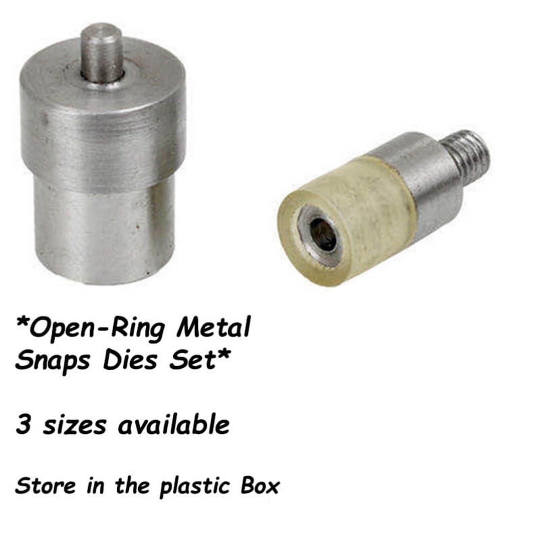 Open Ring Metal Snaps Dies (3 Sizes Available)---prong Ring Snap ...
