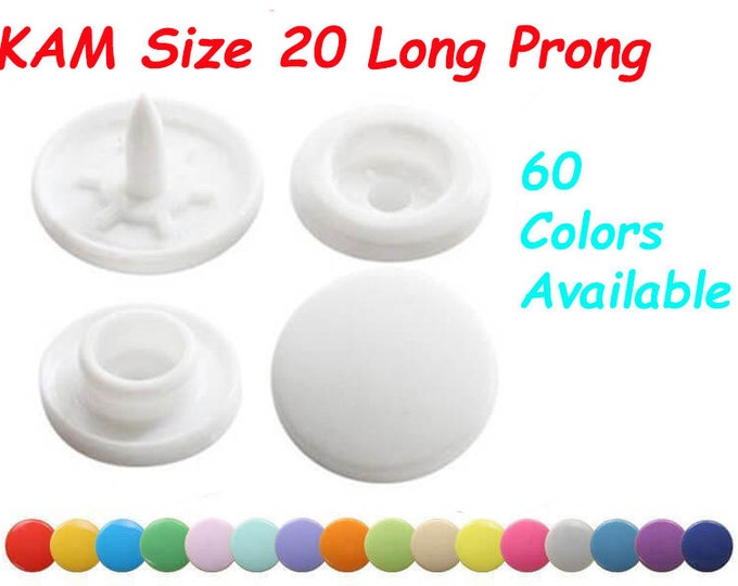 KAM Size 16 Matte Plastic Snapssnap Fasteners KAM Snap Buttons Snap ...