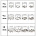 50 Sets Brass Material Pearl Ring Metal Snaps---press Studs Snap Popper ...