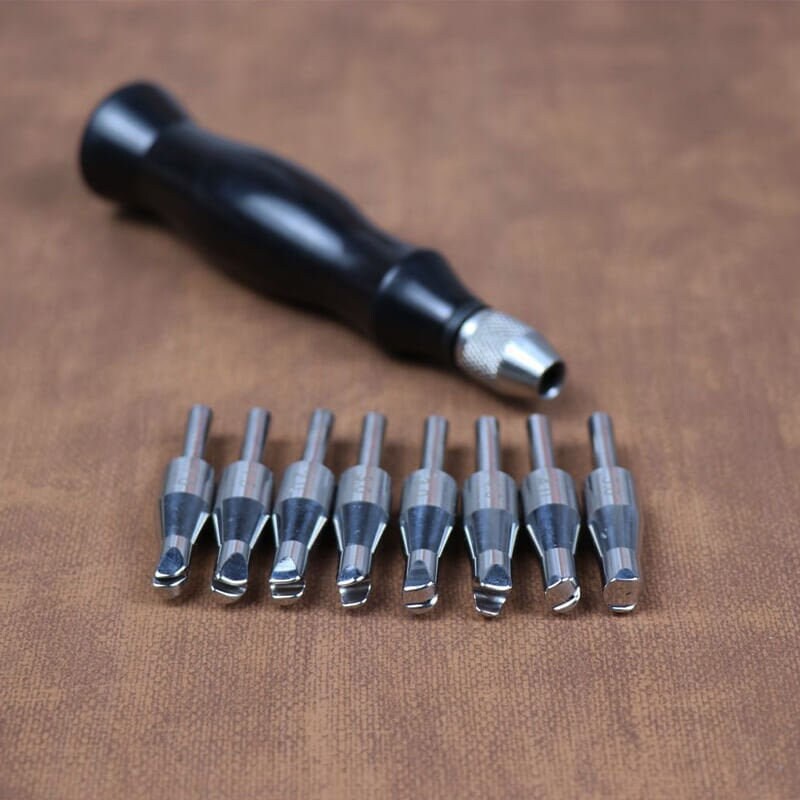 8 Heads Groove Creaser Stitching Creaser Edge Creaser | Etsy