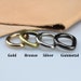 10 PCS Split D-rings D Ring for Straps Bags Purses Belting Leathercarft ...