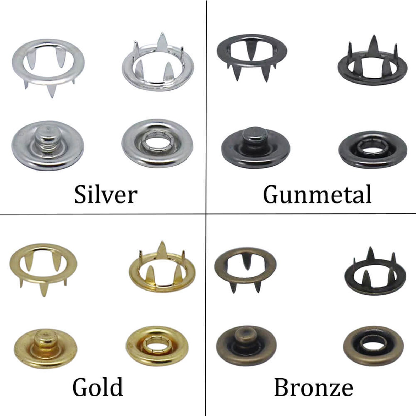 Open Ring Metal Snaps Dies 3 Sizes Availableprong Ring - Etsy