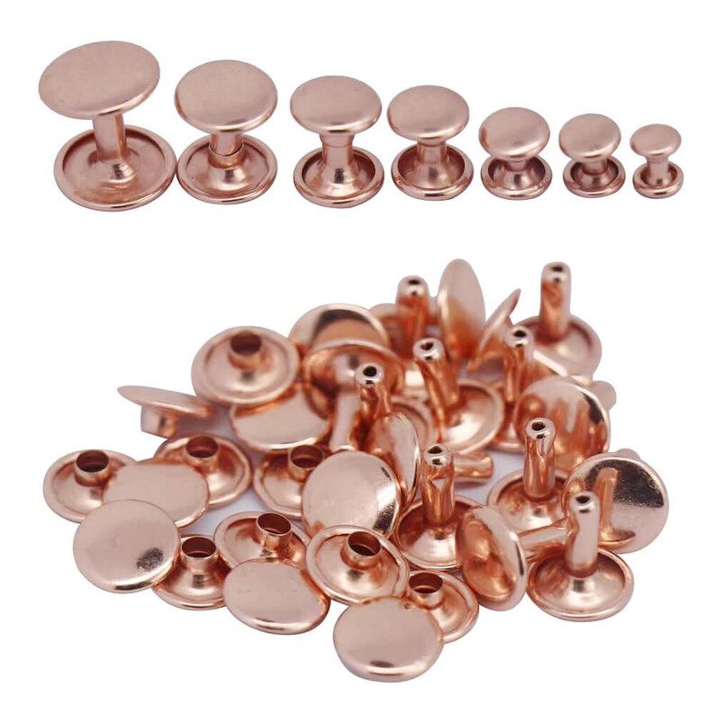 Double Cap Rivet Dies: 7 Sizes for Leather Rivet Setter - Etsy