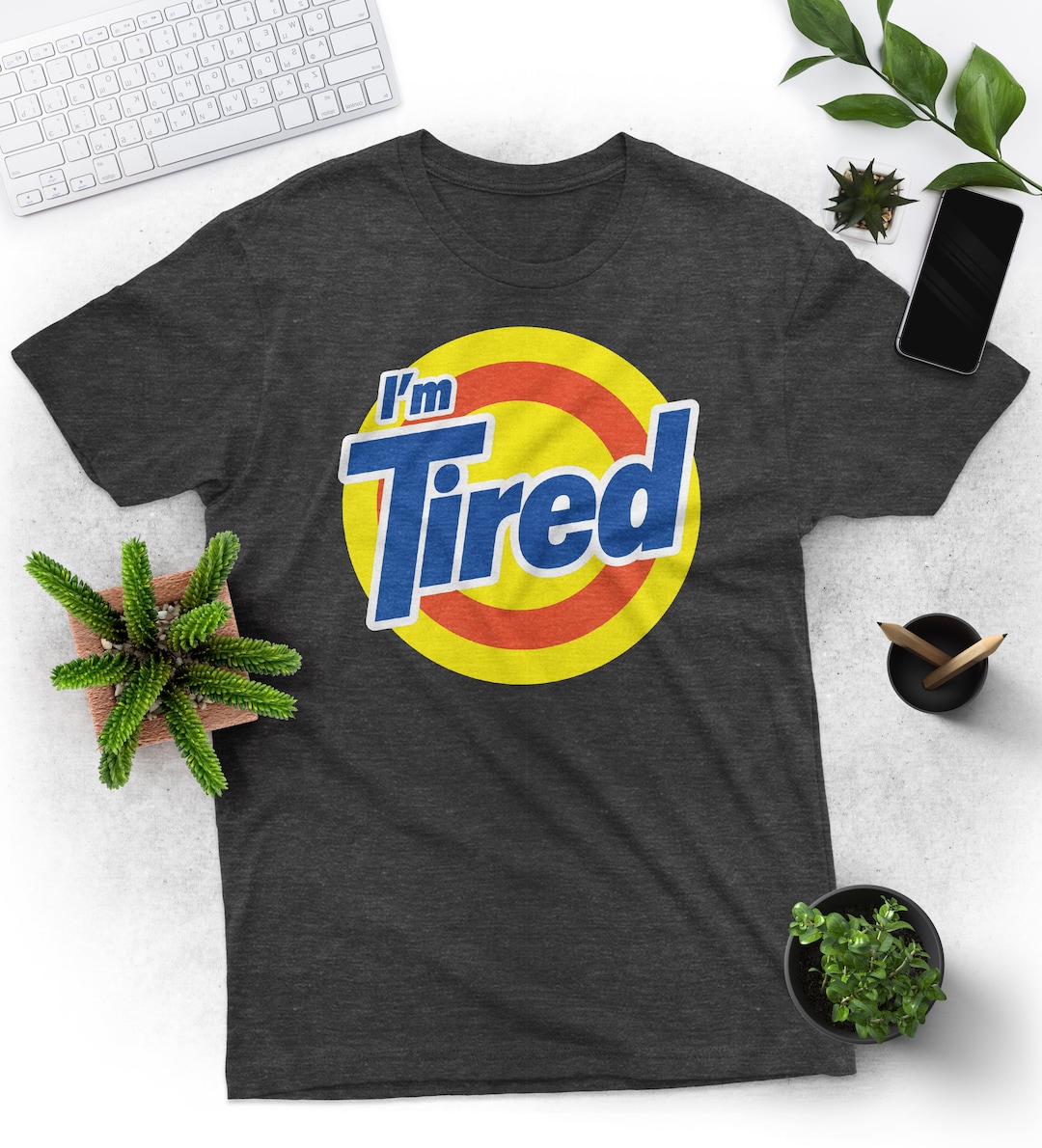 I'm Tired Funny Logo Shirt Tide Shirt Gift for Friend - Etsy