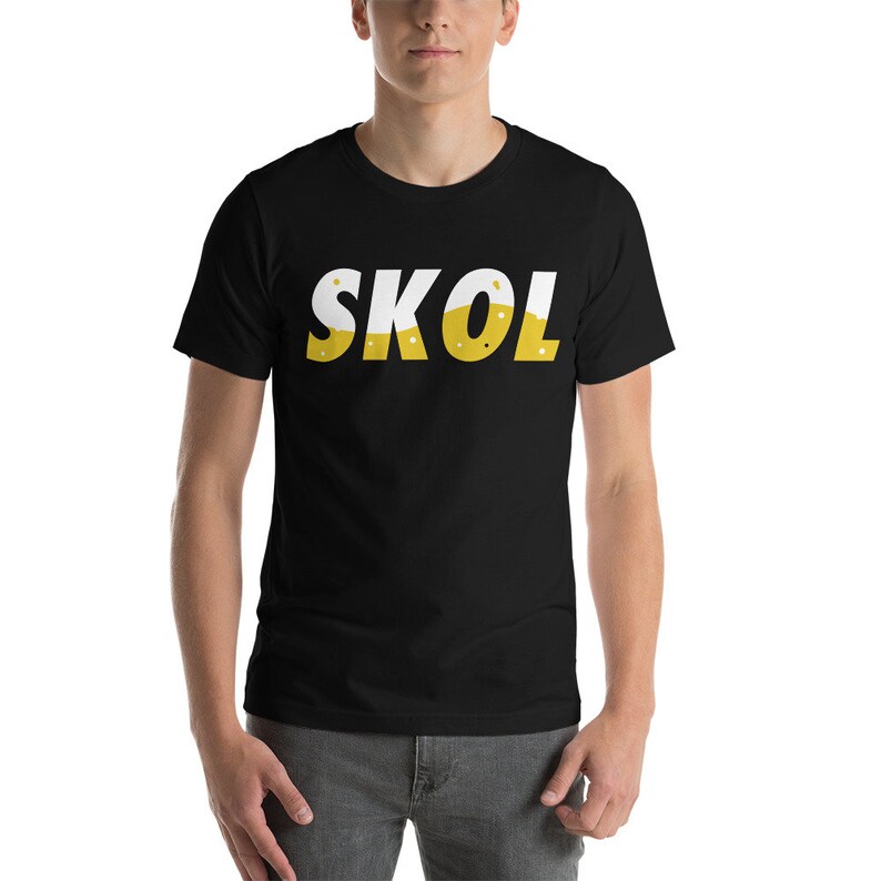 Skol Drinking T-shirt, Drinking Puns Shirt, Vikings Inspired Tees ...