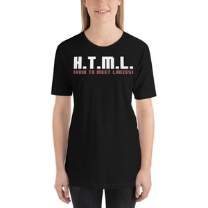 HTML CSS Shirt HTML Programmer Developer T-shirt Web - Etsy