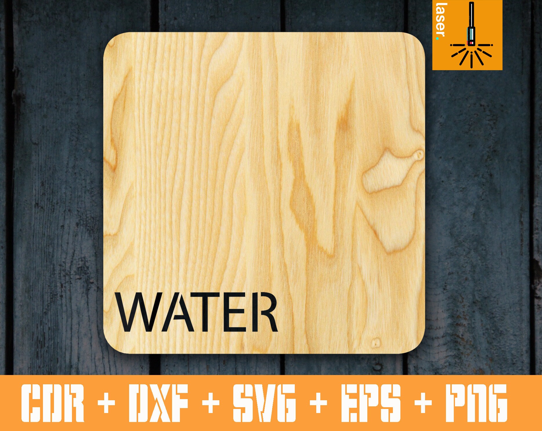 Coasters Vector Laser Cut File SVG/DXF/CDR - Etsy