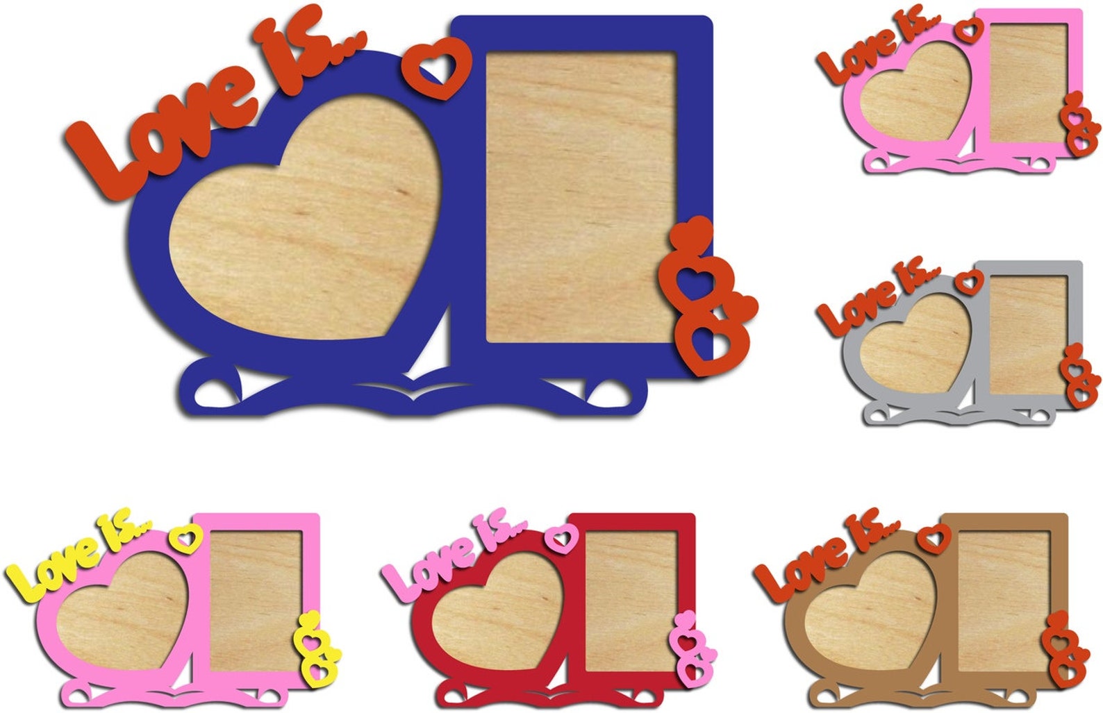 Photo Frame love Is... Vector Laser Cut Room Decor Cnc - Etsy