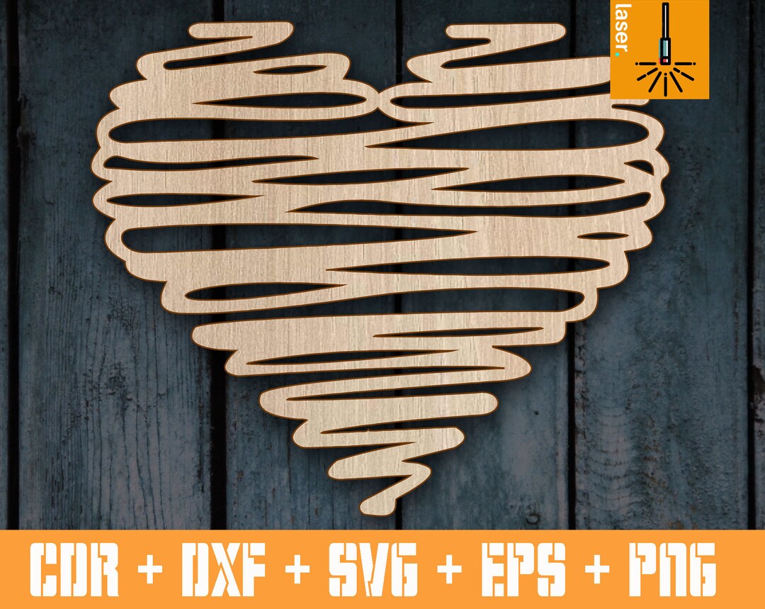 Laser Cut Heart Sign Valentine Decor. Cnc Files. CNC. Cnc Vector. Cnc ...
