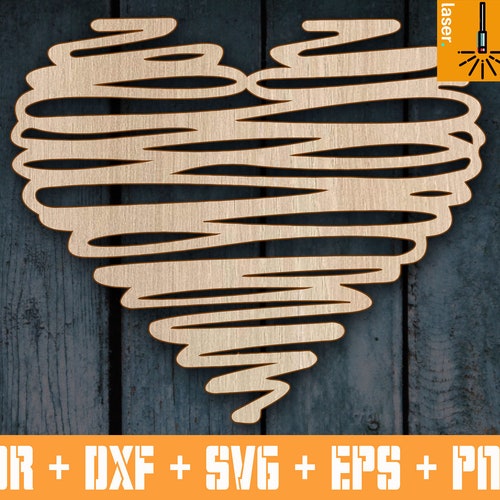 Laser Cut Heart Sign Valentine Decor. Cnc Files. CNC. Cnc - Etsy