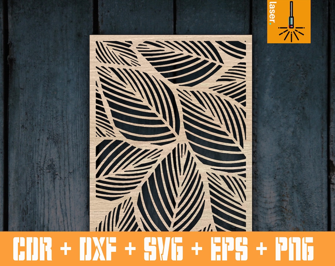 Decorative Panel in the Shape of Leaves, Wall Panels CNC, Room Decor ...