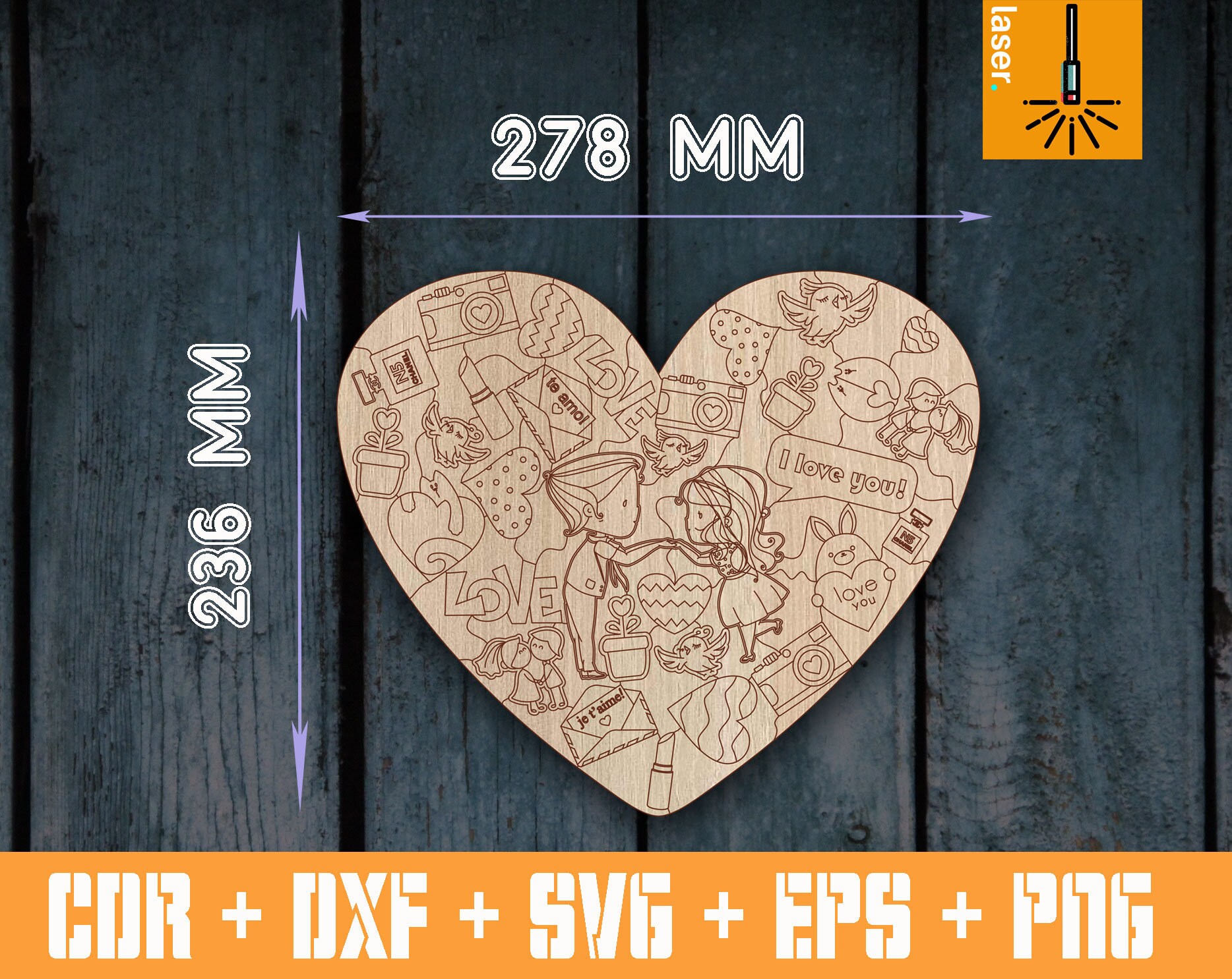 Heart-shaped Puzzle Valentines Day Decorations Cnc Cnc | Etsy