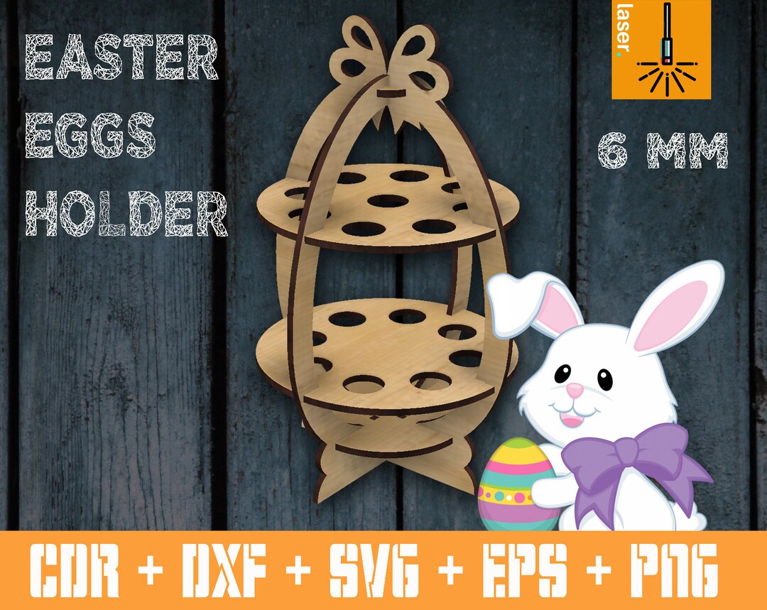 Holder for Easter Eggs | Easter Decor | Easter Sign | Easter Rustic ...
