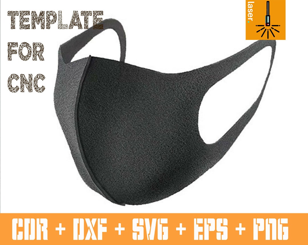 Face Mask Cnc Files | Laser Cut Template - Etsy