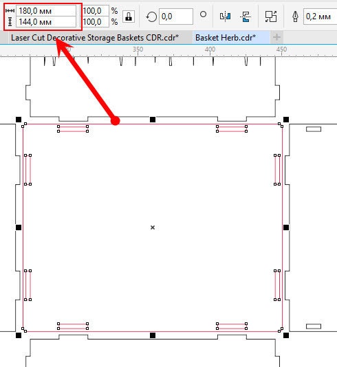 Decorative Storage Baskets CDR Laser Cut Template. Herb and - Etsy
