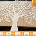 Decorative Panels Tree on the Wall, Vector Laser Cut, Room Decor, Tree ...