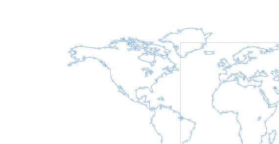 World Map Outline Template
