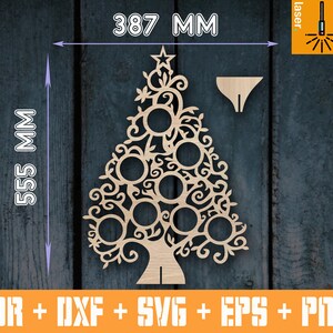 Christmas Tree Files for Laser | Cnc Vector Standing Christmas Tree ...
