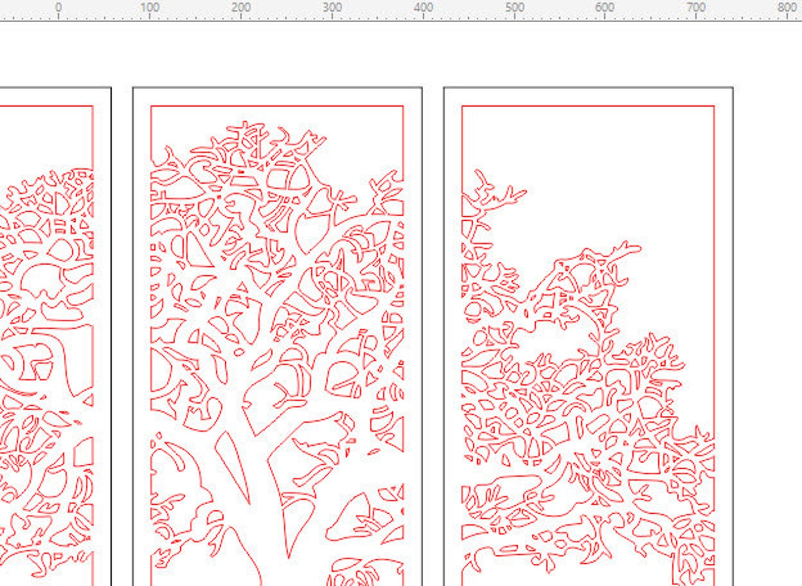 Tree Wall Hanging CDR CNC File Wall Panels Room Decor Tree - Etsy