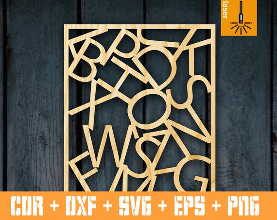 Panel decorativo en forma de letras paneles de pared CNC - Etsy México