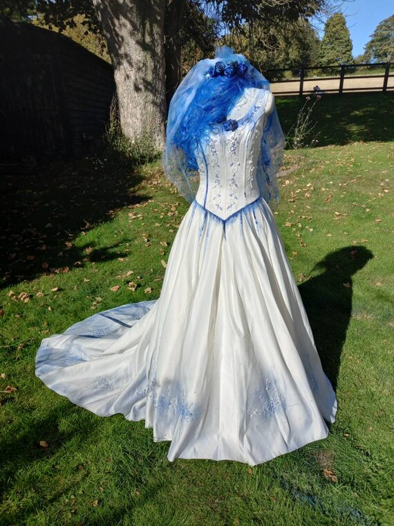 Corpse Bride Emily Inspired Wedding Dress Costume Halloween - Etsy