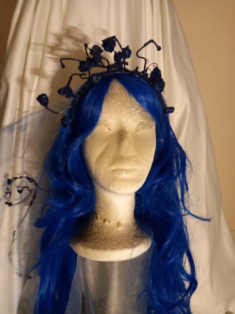 Headdress Corpse Bride Emily Replica Headdress Headpiece Costume ...