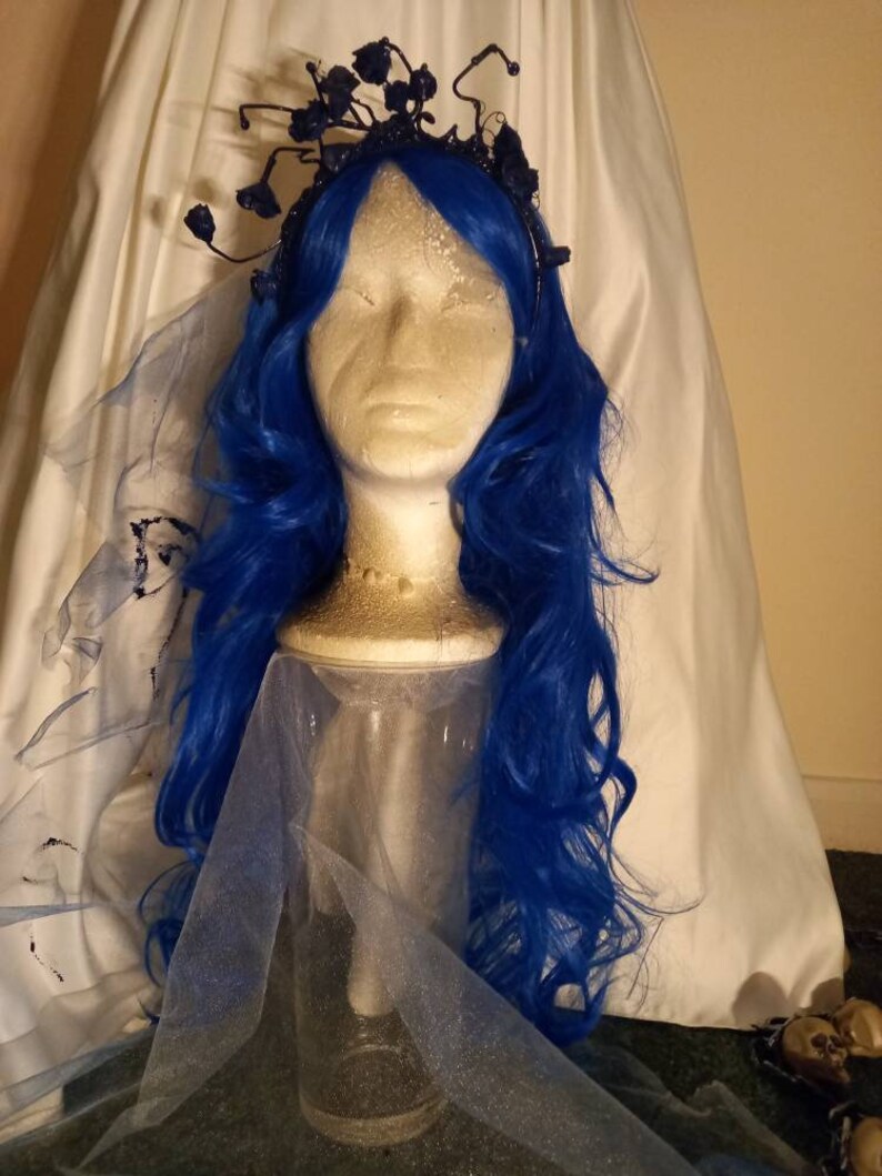 Headdress Corpse Bride Emily Replica Headdress Headpiece - Etsy
