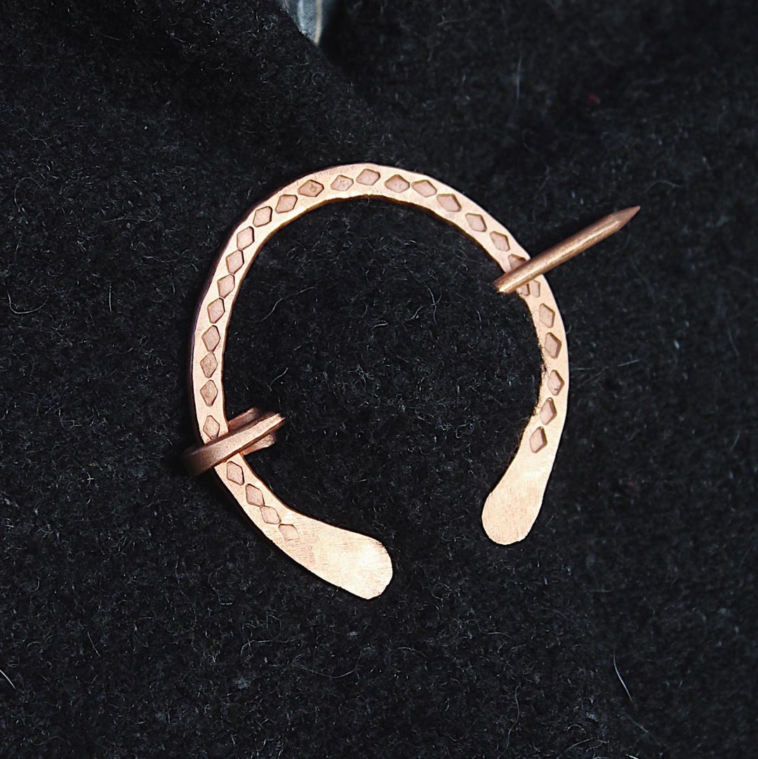 Copper Medieval Penannular Brooch - Etsy