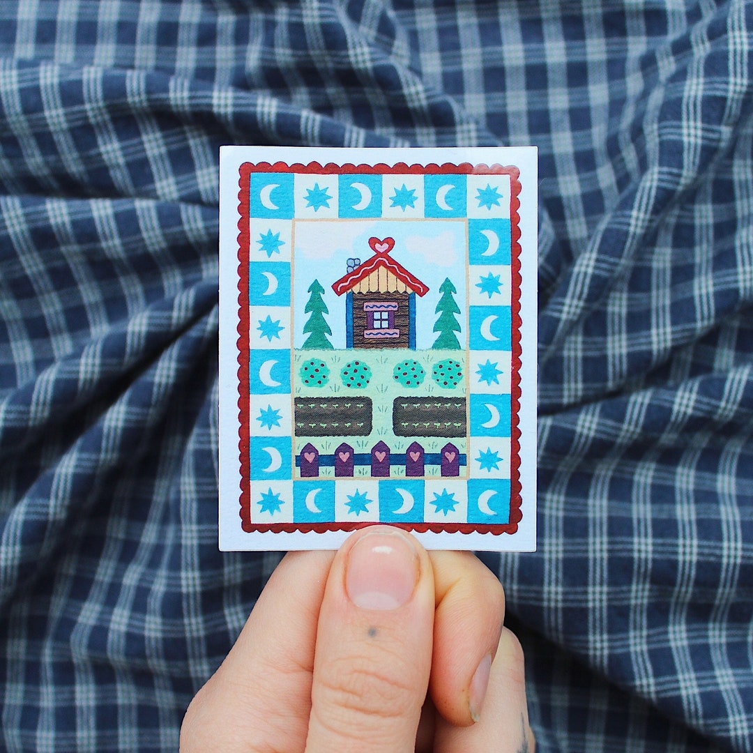 Homestead Folk Sticker - Etsy