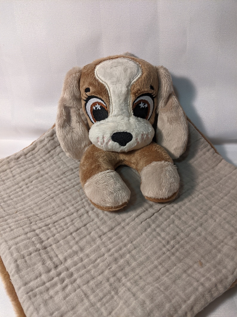 Fichier broderie Doudou Chien cadre 10x10cm avec quelques - Etsy Canada