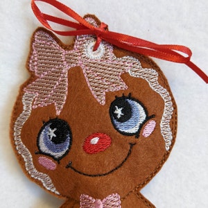 Candy Bag Mrs. Gingerbread, Frame 10x10cm and 13x18, Ith, File for ...