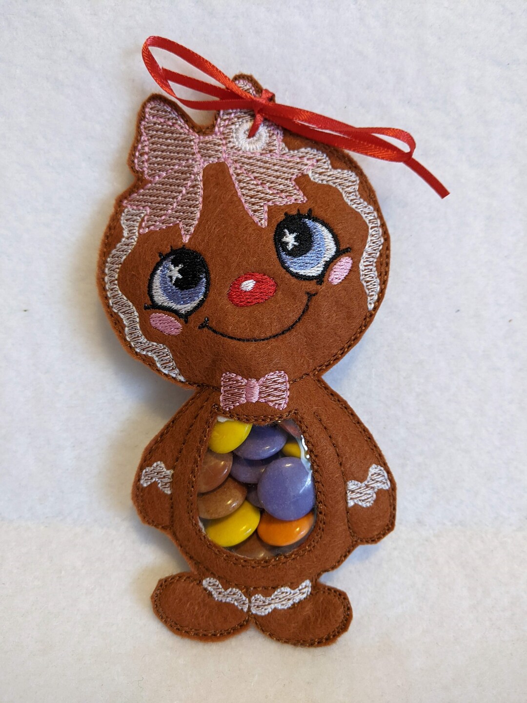 Candy Bag Mrs. Gingerbread, Frame 10x10cm and 13x18, Ith, File for ...