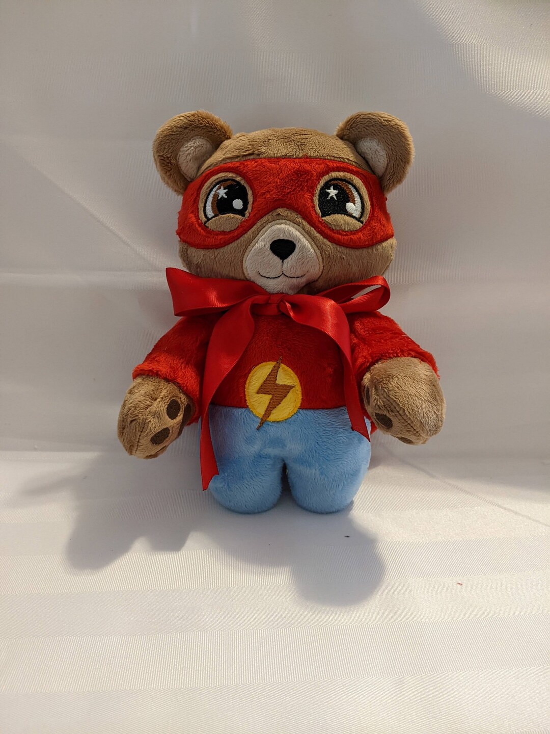 Teddy Bear Super Hero, Frame 13x18cm, With Some Hand Stitching, Measure ...