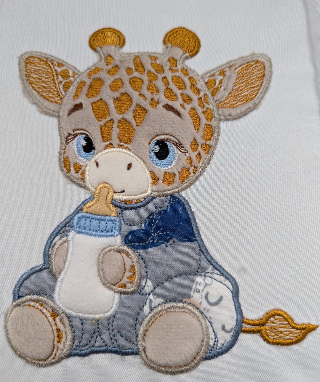 Baby Giraffe Applique, Digital File for Embroidery, Ith, Frame 13x18cm ...